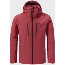 Sch&ouml;ffel Outdoorjacke SCH&Ouml;FFEL "Ski Jacket Pontresina M", Herren, Gr. 54, rot (2925, rot), Oberstoff : Aussenseite: 85% Nylon 15% Elasthan (Membran: Polyurethan) Futter : 100% Polyester Futter Seitenteile: 84% Nylon 16% Elasthan Futter Mittleres R&uuml;ckenteil: 100% Polyester Futter Einsatz: 100% Polyester, regular fit, hoch geschlossener Ausschnitt, Jacken Outdoorjacke