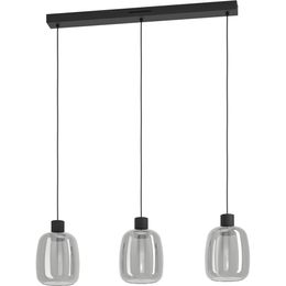 Eglo H&auml;ngeleuchte "MOLOCHIO-Z Pendellampe - Stahl - LED - 3X3,7W - IP20", schwarz, 3, H: 110cm, 1 Stk., Leuchten, H&auml;ngelampe, Deckenlampe, Wohnzimmer, Esszimmer, L88 x B12,5 x H110 cm, H&auml;ngeleuchte