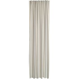 Vorhang HOMING "Abel" Gr. 1, grau, B:140cm H:245cm, Scherli, Baumwolle, Polyester, Gardinen, Vorhang, K&uuml;che, Landhaus, blickdicht