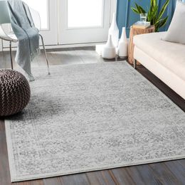 Teppich LIVABLISS "EJURA", wei&szlig;, B:160cm H:11mm L:215cm, Kunstfaser, Teppiche, Teppich, Orient-Optik, Vintage Design, Boho Stil, Kurzflor, Wohnzimmer