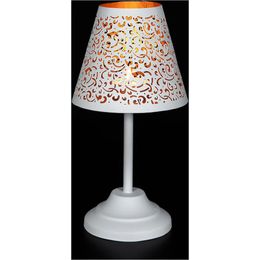 Teelichthalter AMBIENTE HAUS "Teelicht-Lampe in Wei&szlig; - (H) 24 cm", wei&szlig; (weis), B:12cm H:24cm T:12cm &Oslash;:12cm, Eisen, Kerzenhalter, Teelichthalter