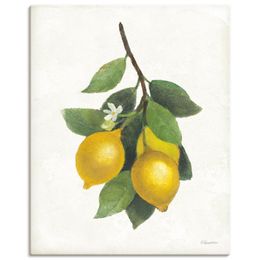 Wandbild Artland "Lemon Branch III", farbe bild(er): naturfarben, B:90cm H:120cm, Bilder, als Alubild, Leinwandbild, Poster, Wandaufkleber in verschied. Gr&ouml;&szlig;en