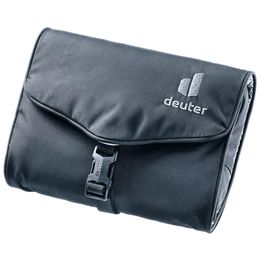 Kulturbeutel Deuter "WASH BAG I", Gr. B/H/T: 20cm x 15cm x 3cm, schwarz, Obermaterial: 100% Polyamid, Taschen Kulturbeutel, mit verstaubarem Haken, mit gro&szlig;er Rei&szlig;verschlusstasche