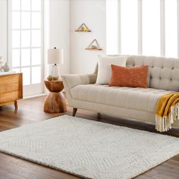 Hochflor-Teppich LIVABLISS "EUPEN", beige (creme), B:200cm H:31mm L:275cm, Kunstfaser, Teppiche
