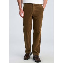 Cordhose LINDBERGH "Cordhose Relaxed Loose Fit", Herren, Gr. 29, L&auml;nge 32, sand, Obermaterial: 98% Baumwolle, 2% Elasthan, unifarben, relaxed fit, Hosen Cordhose