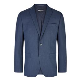 Jerseysakko HECHTER PARIS "HECHTER PARIS FM Sakko", Herren, Gr. 106, blau (royal), Obermaterial: 54% Polyester PES. 41% Wolle WO. 5% Elasthan EL., regular fit, Sakkos, mit 2 Patten- und 1 Brusttasche