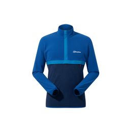Strickpullover Berghaus "Berghaus Fleecepullover", Herren, Gr. S, limoges, dusk, Obermaterial: 100% Polyester PES., regular fit, Rundhals, Pullover Strickpullover, perfekt zum &Uuml;berziehen