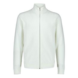 Cardigan LINDBERGH "Cardigan Relaxed Fit", Herren, Gr. L, sanftes wei&szlig;, Obermaterial: 60% Baumwolle, 40% Polyester, Strickjacken