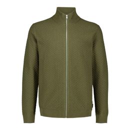 Cardigan LINDBERGH "Cardigan Relaxed Fit", Herren, Gr. L, army, Obermaterial: 60% Baumwolle, 40% Polyester, Strickjacken