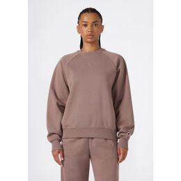 Sweatshirt Champion "SPORTWEAR CREWNECK Loose Fit", Damen, Gr. L, dpu, dpu, Obermaterial: 70% Baumwolle, 30% Polyester, Sweatshirts Sweatshirt