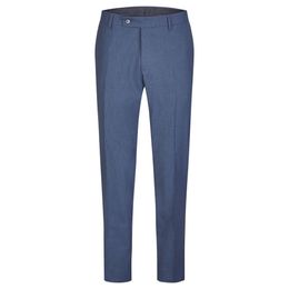 Anzughose HECHTER PARIS "HECHTER PARIS FM Anzughose", Herren, Gr. 48, N-Gr, royal, Obermaterial: 54% Polyester PES. 41% Wolle WO. 5% Elasthan EL., Hosen Anzughose, Hochwertige, nachhaltige Wollmischung mit Stretch-Anteil