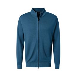 Strickjacke Pierre Cardin "Pierre Cardin Strickjacke", Herren, Gr. L, blau heaven, Obermaterial: 100% Wolle WO., ohne Ausschnitt, Strickjacken Strickjacke, aus 100% Wolle