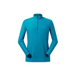 Funktionsshirt Berghaus "Berghaus Langarmshirt", Herren, Gr. L, t&uuml;rkis, Obermaterial: 100% Polyester PES., regular fit, Shirts Funktionsshirt, mit Superstretch-Gewebe