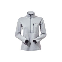 Strickpullover Berghaus "Berghaus Fleece", Damen, Gr. 3XL, harbour mist, Obermaterial: 100% Polyester PES., relaxed fit, Rundhals, Pullover Strickpullover, in Hochwertiger Qualit&auml;t