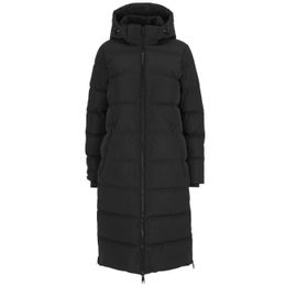 Steppmantel NEW VIEW "Julia", Damen, Gr. L, schwarz, Obermaterial: 100% Polyester PES., regular fit, M&auml;ntel Steppmantel, mit weitenregulierbarer Kapuze