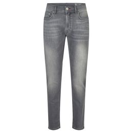 5-Pocket-Jeans HECHTER PARIS "HECHTER PARIS FM Jeans", Herren, Gr. 32-34, L&auml;nge 34, schwarzgrau, Obermaterial: 92% Baumwolle CO. 6% Polyester PES. 2% Elasthan EL., regular fit, Jeans 5-Pocket-Jeans, Unimuster