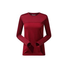 T-Shirt Berghaus "Berghaus T-Shirt", Damen, Gr. L, syrah, rot dahlia, Obermaterial: 92% Polyester PES. 8% Elasthan EL., regular fit, Rundhals, Shirts T-Shirt, aus hochatmungsaktiven Material