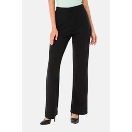 Cipo & Baxx Stoffhose CIPO & BAXX "WD488", Damen, Gr. 25, Normalgr&ouml;&szlig;en, schwarz, 50% Baumwolle, 45% Polyester, 5% Elasthan, unifarben, regular fit lang, Hosen Stoffhose, mit seitlichem Rei&szlig;verschluss