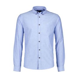 Businesshemd LINDBERGH "Oxford-Hemd Relaxed Fit", Herren, Gr. L, Normalgr&ouml;&szlig;en, blau (lt blau), Obermaterial: 100% Baumwolle, Hemden