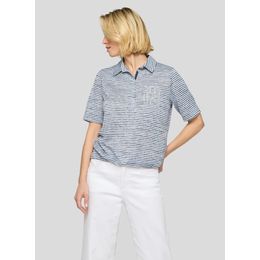 Print-Shirt Rabe "T-Shirt", Damen, Gr. 38, dunkelblau, 54%Viskose, 46%Polyester, gestreift, gerade, Shirts