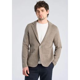 Anzugsakko LINDBERGH "Sakko Comfort Fit", Herren, Gr. L, lt sand mel, Obermaterial: 50% Polyacryl, 50% Schurwolle, Sakkos