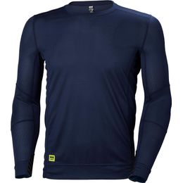 Thermounterhemd Helly Hansen "LIFA Hemd", Herren, Gr. 3X, Verl&auml;ngerter Arm, blau (marineblau), Obermaterial: 100% Polypropylen PP., Unterhemden Thermounterhemd