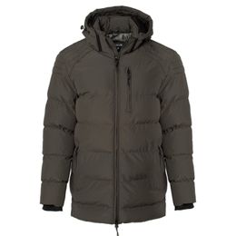 Winterjacke Carisma "Carisma Winterjacke 1211 Winterjacke", Herren, Gr. L, khaki, Obermaterial: 100% Polyester PES., regular fit, Rundhals, Jacken Winterjacke, mit Kapuze