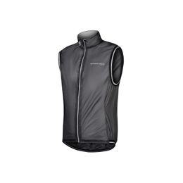Kurzweste ENDURA "ENDURA Hardshell-Weste", Herren, Gr. L, schwarz, Obermaterial: 100% Nylon NY., V-Ausschnitt, Westen, mit Reflektierenden Elemente