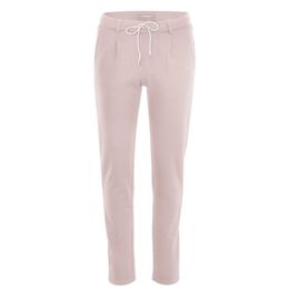 Stoffhose NAVIGAZIONE "NAVIGAZIONE Hose Punto di Roma", Damen, Gr. 38, N-Gr, sand, Obermaterial: 68% Viskose CV. 27% Polyamid PA. 5% Elasthan EL., slim fit, Hosen Stoffhose, im Punto di Roma-Stil