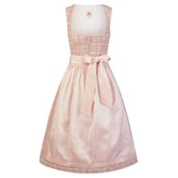 Spieth & Wensky Dirndl SPIETH & WENSKY "Harvey", Damen, Gr. 36, N-Gr, rosa, Obermaterial: 100% Polyester PES. Futter: 95% Polyester PES. 5% Baumwolle CO., festlich, regular fit, Kleider, mit Rei&szlig;verschluss und Bl&uuml;mchen-Anh&auml;nger