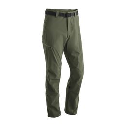 Funktionshose Maier Sports "Nil", Herren, Gr. 28, Kurzgr&ouml;&szlig;en, gr&uuml;n (moosgr&uuml;n), 90% Polyamid, 10% Elasthan, Hosen Funktionshose, Herren Wanderhose, atmungsaktive Outdoor-Hose mit Roll up Funktion