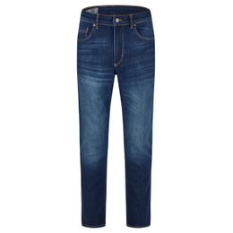 5-Pocket-Jeans HECHTER PARIS "HECHTER PARIS FM Jeans", Herren, Gr. 32-36, L&auml;nge 36, blau (navy), Obermaterial: 80% Baumwolle CO. 18% Polyester PES. 2% Elasthan EL., regular fit, Jeans 5-Pocket-Jeans, Unimuster