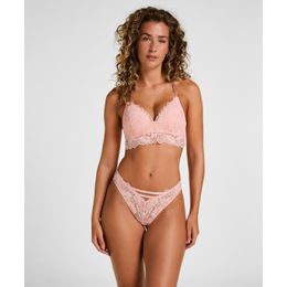 Hunkem&ouml;ller Hipster HUNKEM&Ouml;LLER "Brazilian Andrea", Damen, Gr. L, rosa, 88% Polyamid, 12% Elasthan, Unterhosen