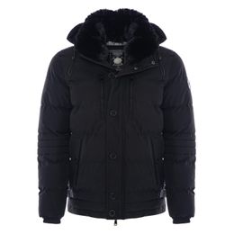 Winterjacke Carisma "Carisma Winterjacke 1191 Winterjacke", Herren, Gr. L, schwarz, Obermaterial: 100% Polyester PES., regular fit, Rundhals, Jacken Winterjacke, mit Kapuze