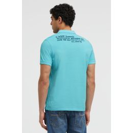 Poloshirt CAMP DAVID, Herren, Gr. 4XL, aqua, Piqu&eacute;, Material: 100% Baumwolle, unifarben, regular fit normal, hoch geschlossener Ausschnitt, eingesetzt B&uuml;ndchen, Shirts, aus Baumwolle