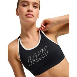 Sporttop Roxy "Everyday Flow", Damen, Gr. S, schwarz, Obermaterial: 92% Polyester, 8% Elasthan., Tops Sporttop