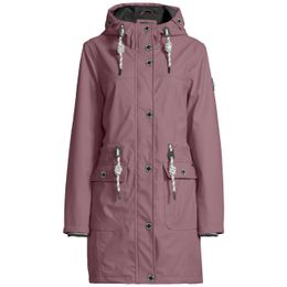 Regenjacke NEW VIEW "Lillie", Damen, Gr. L, altrosa, Obermaterial: 100% Polyester PES., regular fit, Jacken Regenjacke, mit weitenregulierbarer Kapuze