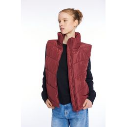 Haily's Steppweste HAILY&rsquo;S "SL P VT Lu44cy", Damen, Gr. M, rot (bordeaux), Steppware, Obermaterial: 100% Polyester, unifarben, Po-bedeckend, Rundhals, Westen Steppweste