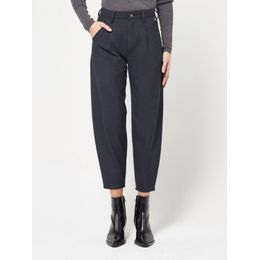 Webhose Gang "Gang Hosen Balloon 94SILVIA CROPPED", Damen, Gr. 24, Einheitsgr&ouml;&szlig;e, navy, Stoff, 63% Polyester, 31% Viskose, 6% Elasthan, Hosen