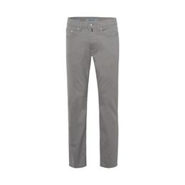 Gerade Jeans Pierre Cardin "Lyon tapered", Herren, Gr. 32-30, L&auml;nge 30, grau (sharkgray), Obermaterial: 60% Baumwolle CO. 37% Polyester PES. 3% Elasthan EL., Jeans, im Casual Look