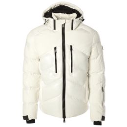 Winterjacke Carisma "Carisma Jacke 1243 Winterjacke", Herren, Gr. XL, ecru, Obermaterial: 100% Polyamid PA., regular fit, Jacken Winterjacke, mit Kapuze
