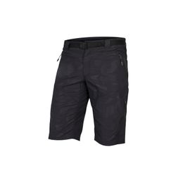 Fahrradhose ENDURA "ENDURA Shorts", Herren, Gr. S, N-Gr, schwarz (camouflage, dunkel), Obermaterial: 100% Nylon NY., regular fit, Hosen Fahrradhose, mit Bel&uuml;ftungs&ouml;ffnungen