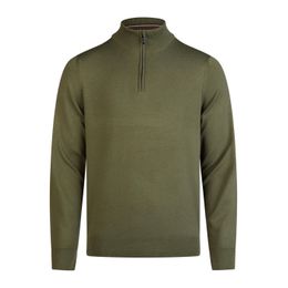 Troyer HECHTER PARIS "HECHTER PARIS FM Pullover", Herren, Gr. M, dunkelgr&uuml;n, Obermaterial: 43% Modal CMD. 39% Baumwolle CO. 18% Polyamid PA., regular fit, Pullover Troyer, Weicher Modal