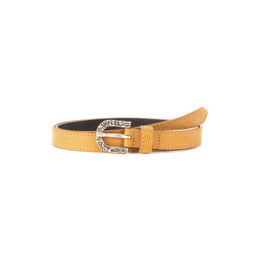 Lederg&uuml;rtel BA98-Cologne "BA98-Cologne Rindlederg&uuml;rtel", Damen, Gr. 100, senf, Obermaterial: 100% Lammleder LEL., G&uuml;rtel Lederg&uuml;rtel, mit dezent gemusterter Schlie&szlig;e