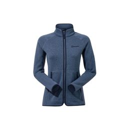 Fleecejacke Berghaus "Berghaus Fleecejacke", Damen, Gr. 3XL, blau (vintage indigo, mood indigo), Obermaterial: 100% Polyester PES., regular fit, Jacken Fleecejacke, f&uuml;r K&uuml;stenspazierg&auml;nge