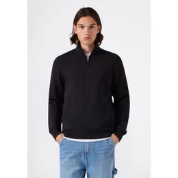 Sweatshirt Champion "SPORTWEAR HALF ZIP Standard Fit", Herren, Gr. XXL, nbk, Obermaterial: 70% Baumwolle, 30% Polyester, Sweatshirts Sweatshirt