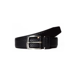 Lederg&uuml;rtel BA98-Cologne "BA98-Cologne Herreng&uuml;rtel", Herren, Gr. 11,5, schwarz, Obermaterial: 100% Lammleder LEL., G&uuml;rtel Lederg&uuml;rtel, mit dezent verspielter Schlie&szlig;e