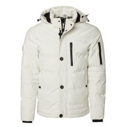 Winterjacke Carisma "Carisma Jacke 1241 Winterjacke", Herren, Gr. L, ecru, Obermaterial: 100% Polyester PES., regular fit, Jacken Winterjacke, mit Kapuze