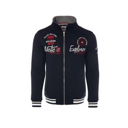 Sweatjacke Carisma "Carisma Sweatjacke", Herren, Gr. L, navy, Obermaterial: 70% Baumwolle CO. 30% Polyester PES., regular fit, Sweatjacken Sweatjacke, Regular