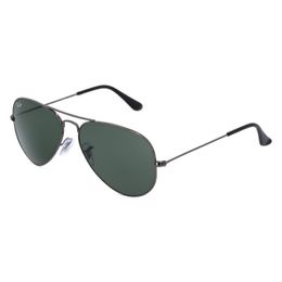Ray-Ban RB 3025 AVIATOR | Unisex-Sonnenbrille | Fassung: Vollrand, Pilot, Metall, Gun Gl&auml;nzend | Glasfarbe: G15